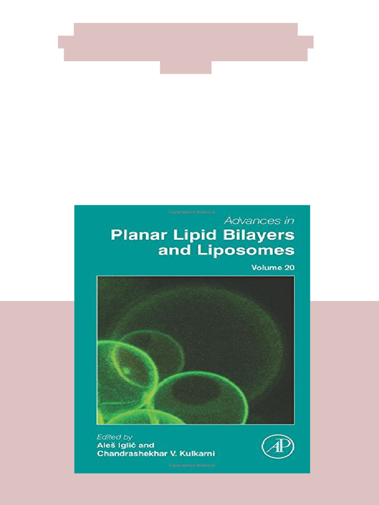 (Ebook) Advances in Planar Lipid Bilayers and Liposomes by Ales Iglic ...