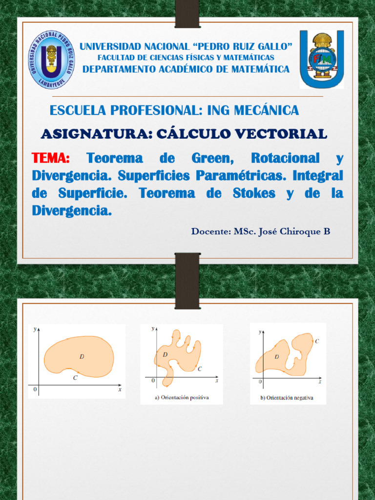 Integral de Green-Stokes-Divergencia | PDF | Flujo | Integral