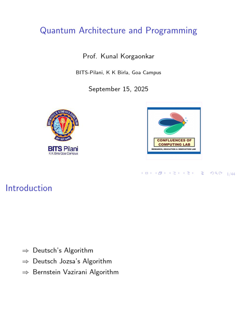 QAP Algorithms With Function Oracle and Phase Kickback | PDF ...