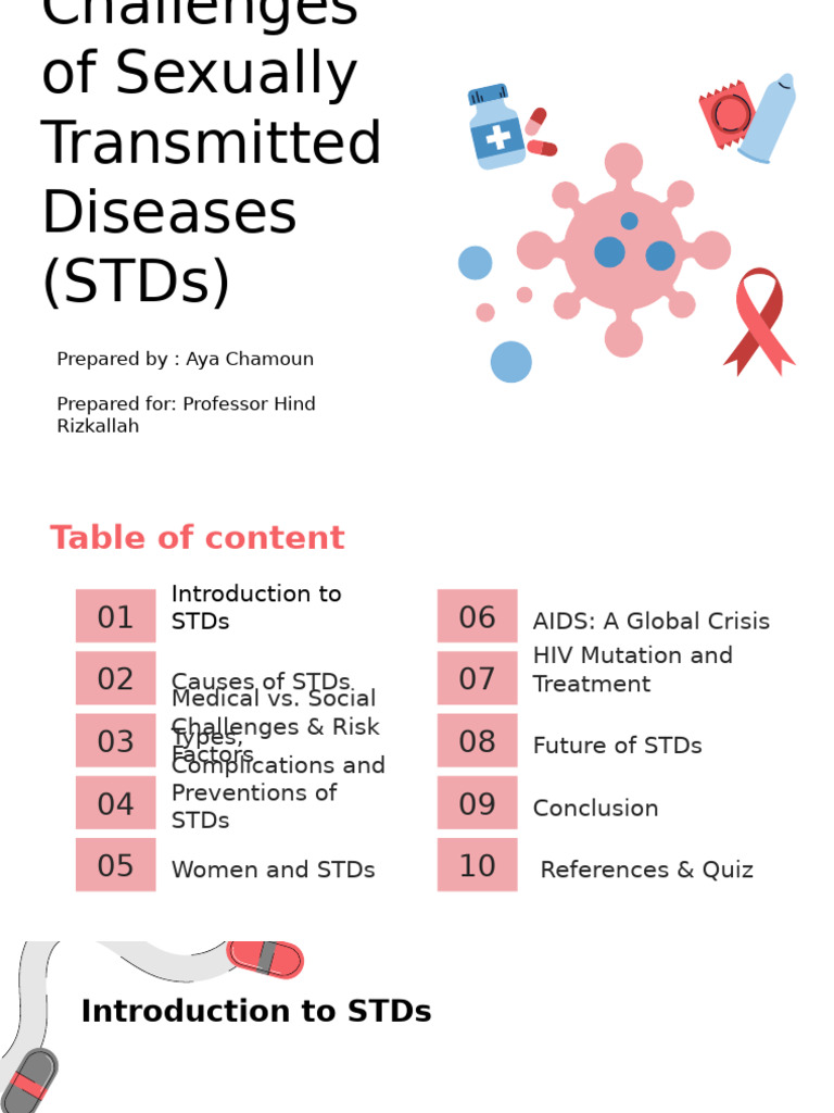 Challenges of Sexually Transmitted Diseases (STDS) | PDF | Sexually ...
