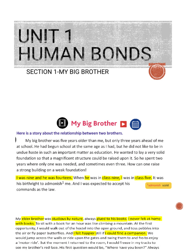 My Big Brother 1 | PDF