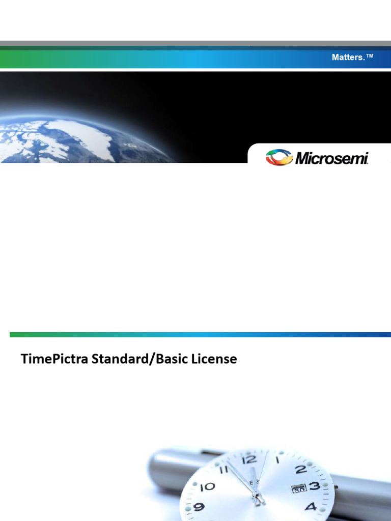 Microsemi TP102 Product Training Basic Option | PDF | File Transfer ...