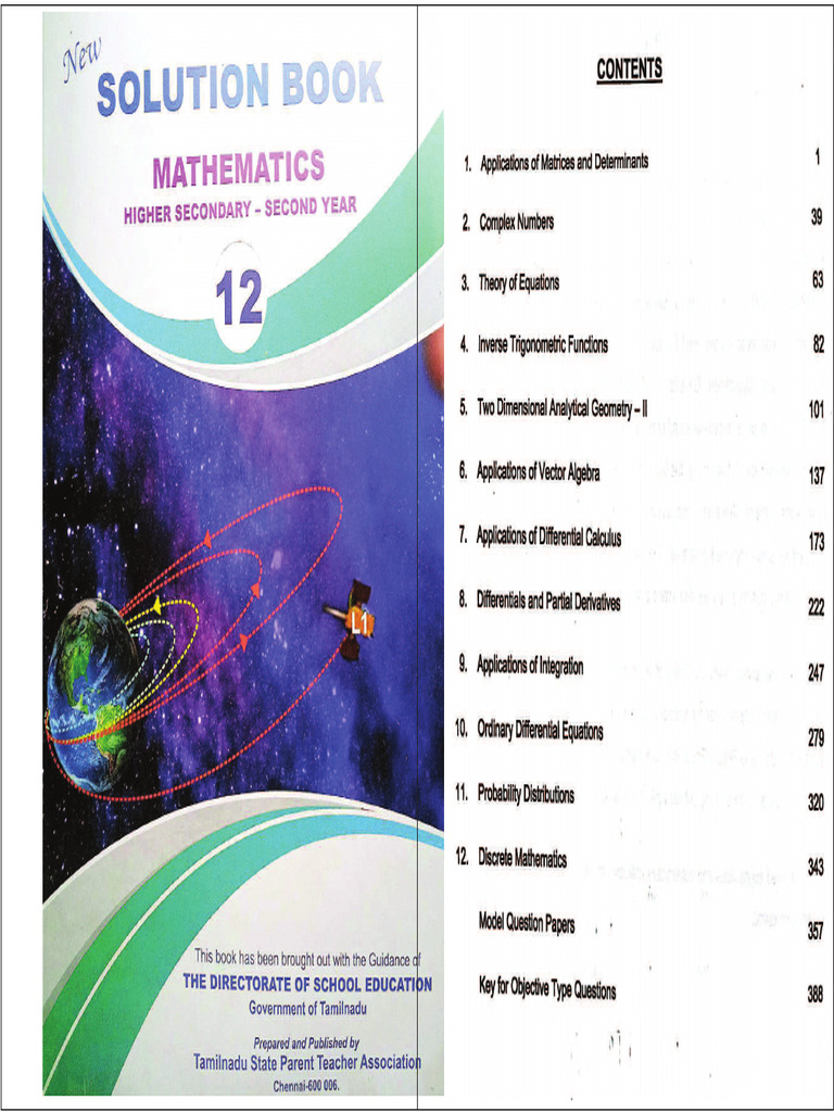 12maths Solution Book PDF | PDF