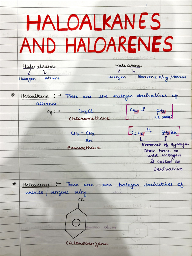 Haloalkanes and Haloarenes-Part01 | PDF