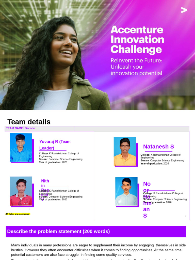 Idea Submission Template For Engineering Students | PDF | Business ...
