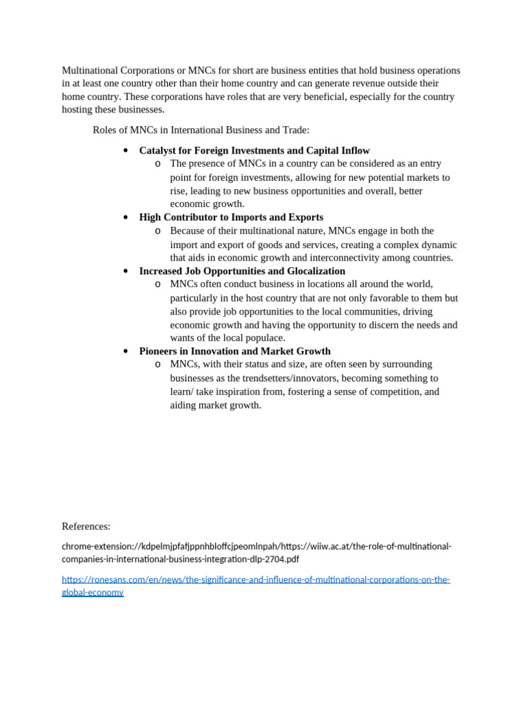 Mncs | PDF