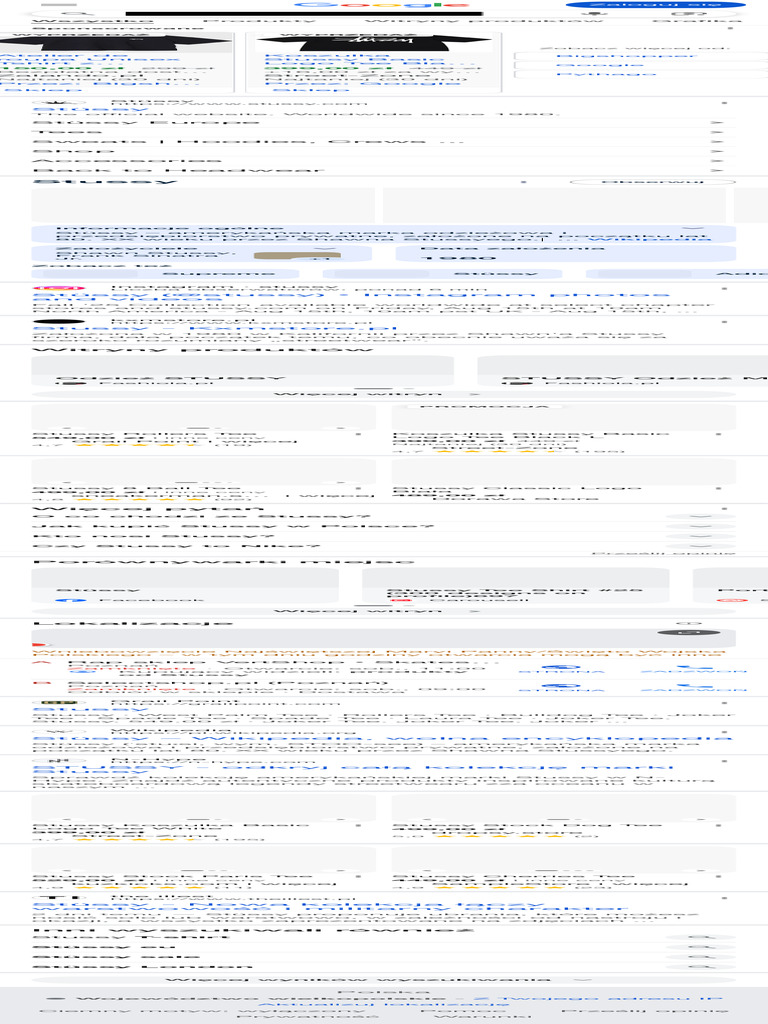 Stussy - Szukaj W Google | PDF