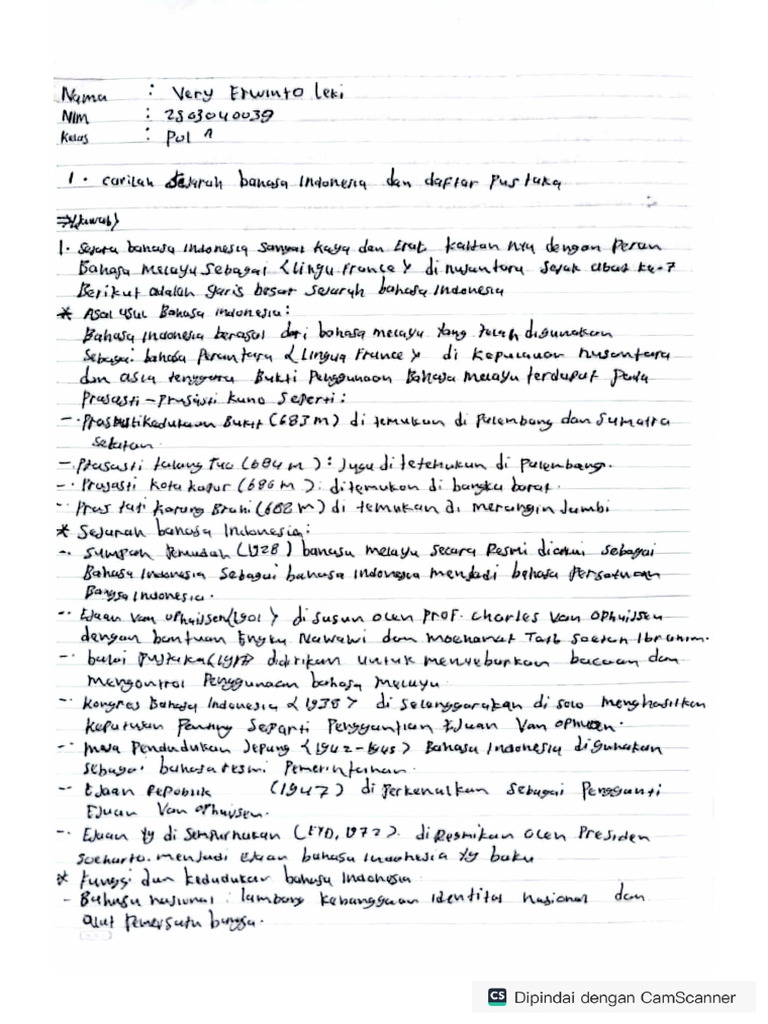 Tugas Sejarah Veri | PDF