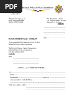 Kenya Police P52 Form Template | PDF