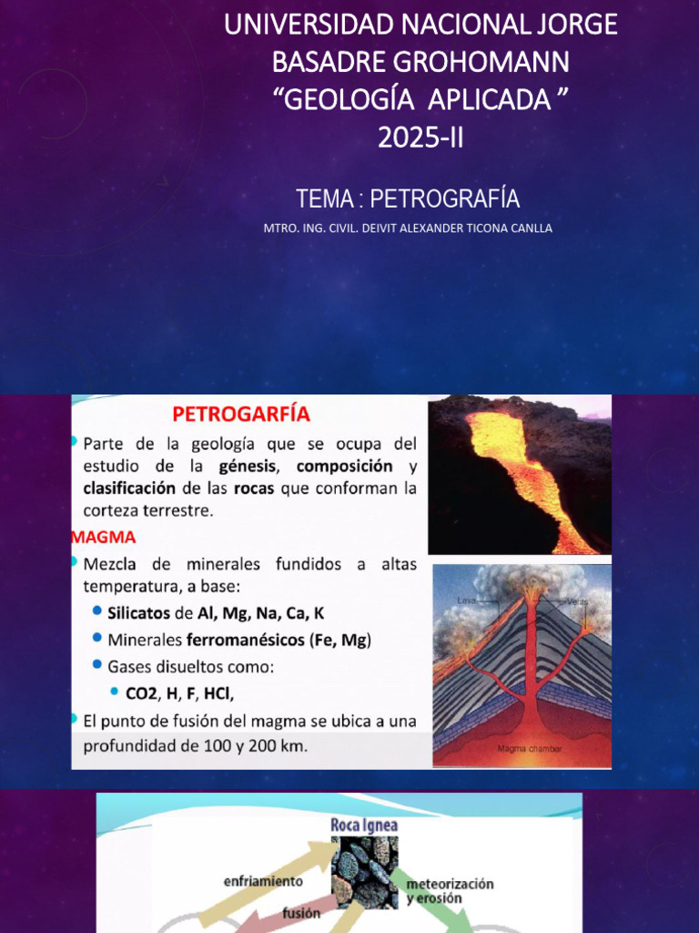 Petrografía en Ingeniería Civil | PDF | Roca (geología) | Roca sedimentaria