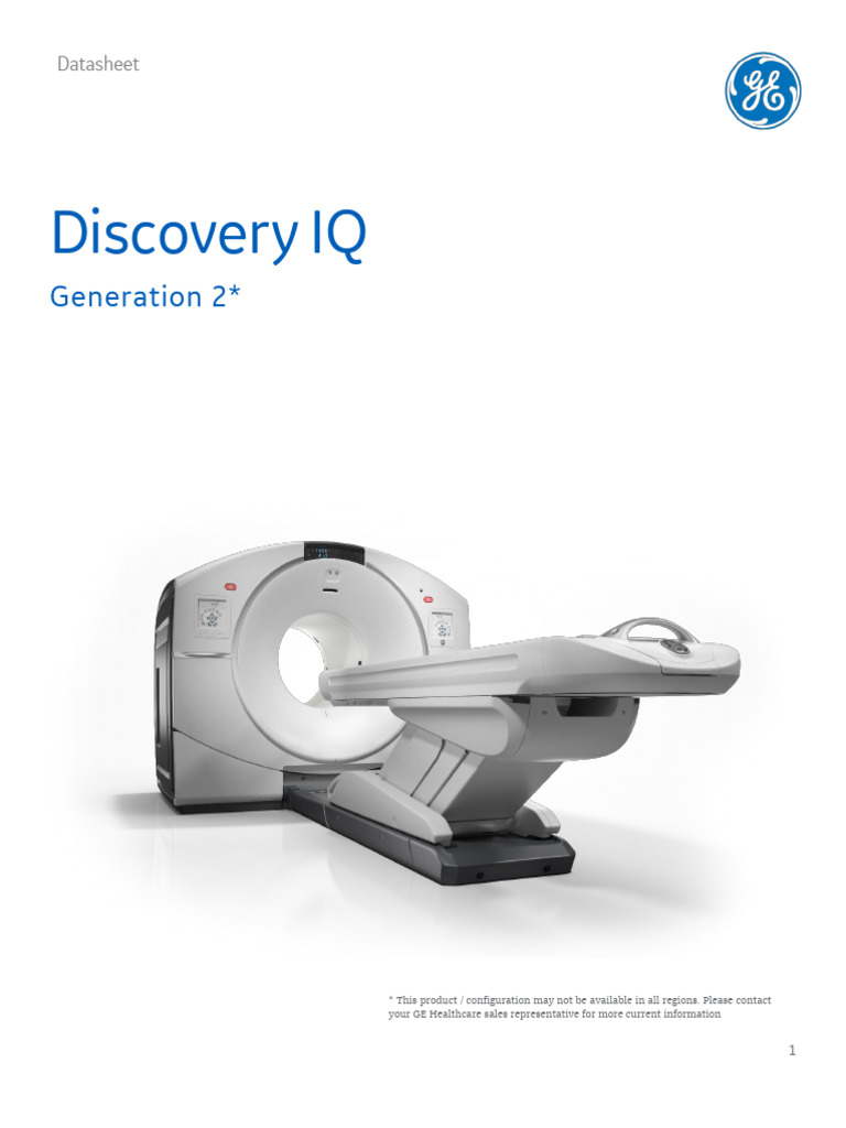 GE Discovery IQ PET/CT Overview | PDF | Positron Emission Tomography ...
