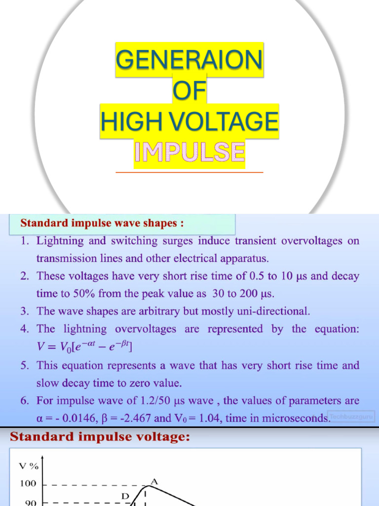 HV Ac Impulse Generation | PDF