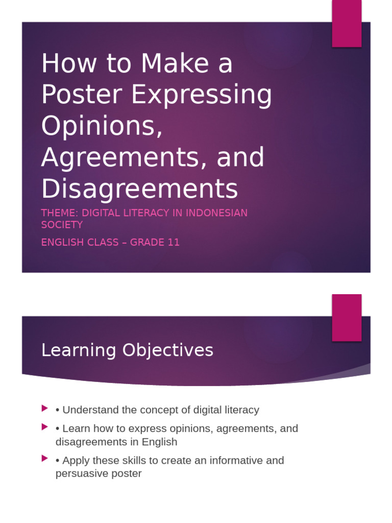 Digital Literacy Poster Presentation | PDF