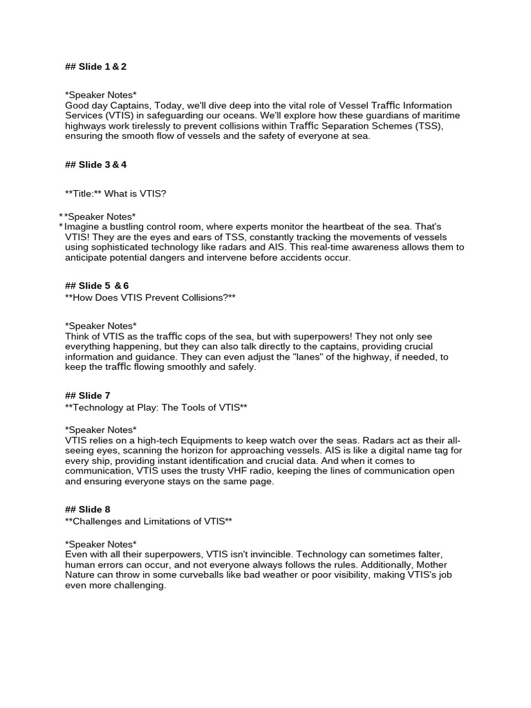 Speaker Notes | PDF