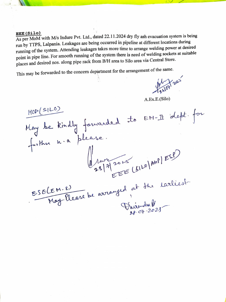 Request Letter For Welding Socket in Pipeline | PDF
