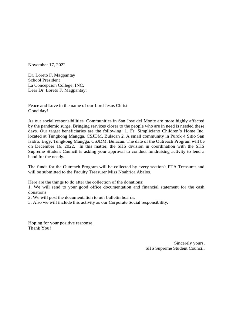 Outreach Program Proposal | PDF