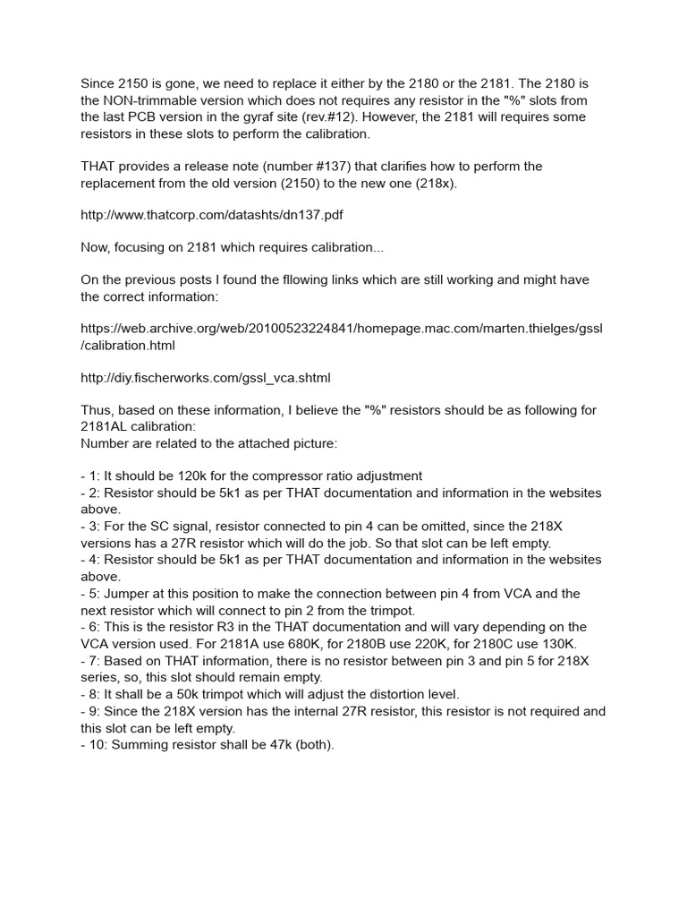 GSSL Calibration Specs | PDF