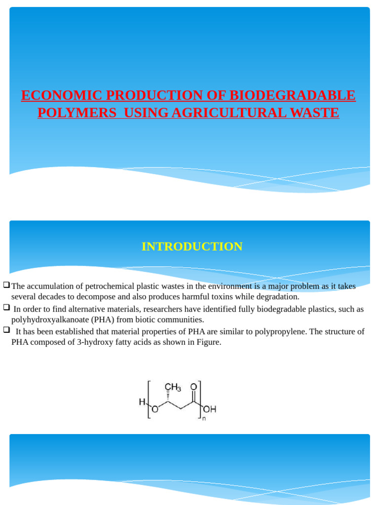 Biodegradable Polymer Metxplore | PDF | Biodegradation | Plastic