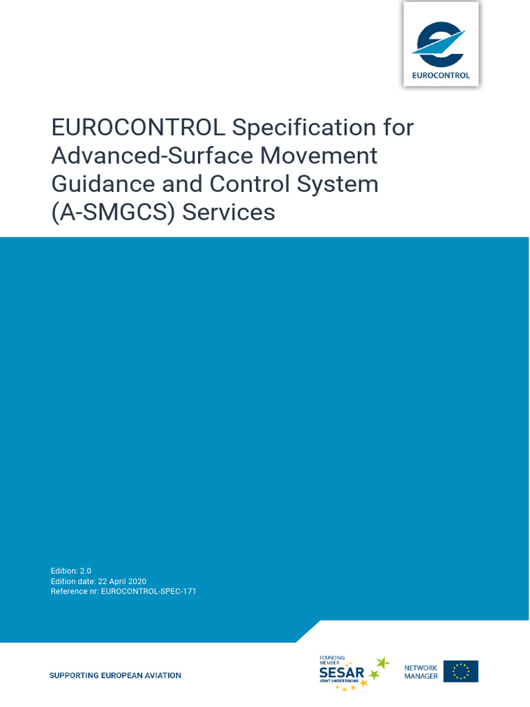 A-SMGCS Services Specification 2.0 | PDF | Specification (Technical ...
