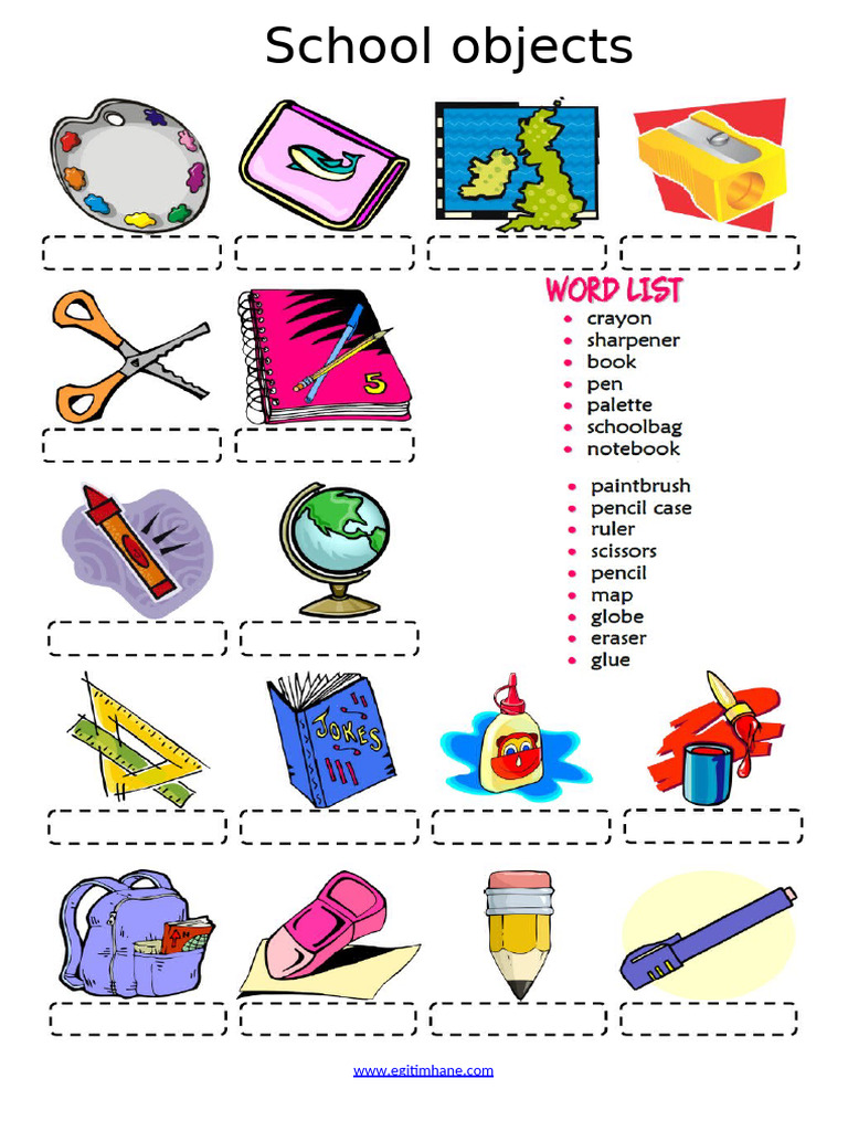 School Objects | PDF