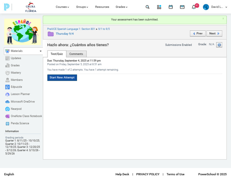 Hazlo Ahora ¿Cuántos Años Tienes Schoology | PDF
