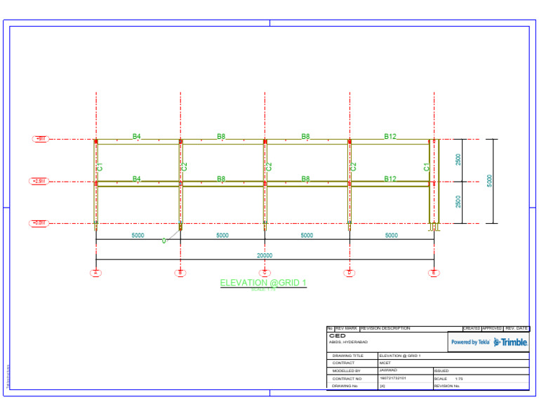 4 - Elevation at Grid 1 | PDF