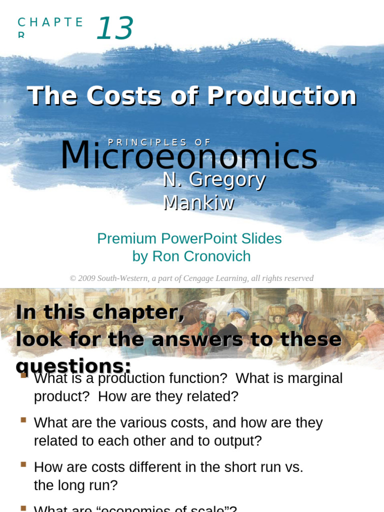 Micro Ch13 Presentation | PDF | Marginal Cost | Average Cost