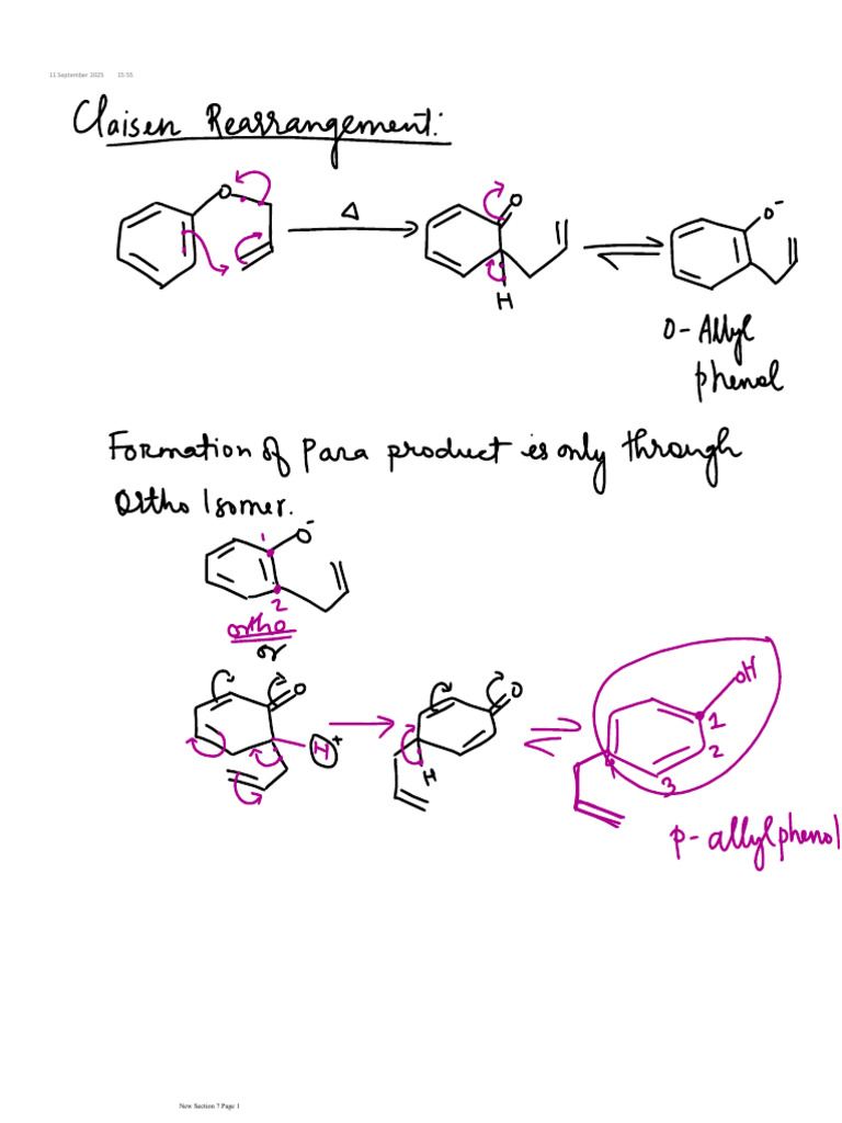 Claisen Rearrangement | PDF