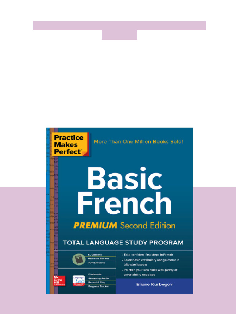 Basic French 2nd Edition Eliane Kurbegov full | PDF | Verb ...