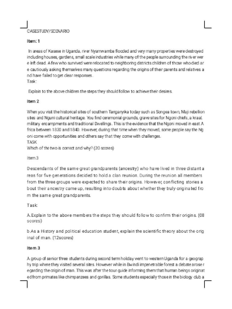 History Scenario Phoenix | PDF