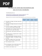 Child Autism Spectrum Quotient Scoring | PDF | Autism Spectrum ...