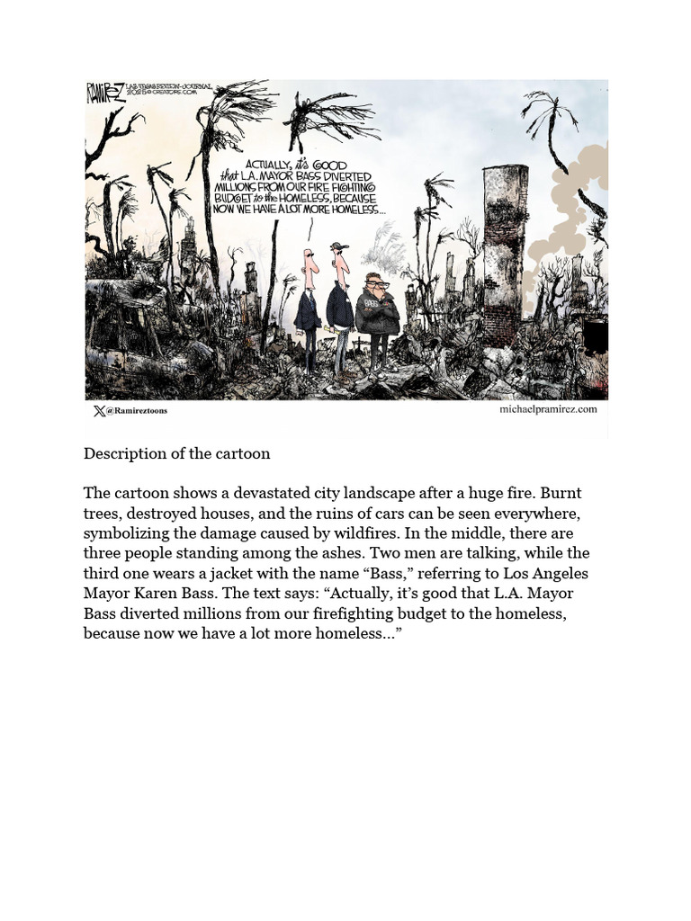 Description of The Cartoon | PDF | Global Environmental Issues ...