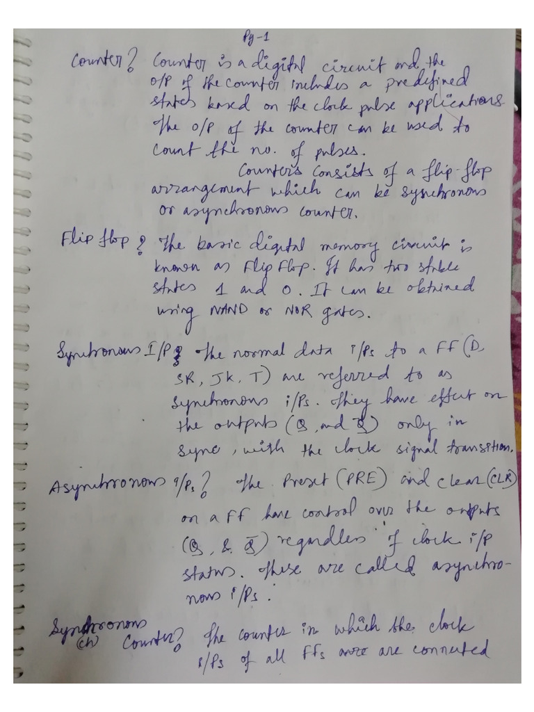 Sequential Circuits Digital Electronics Architecture CMSA | PDF