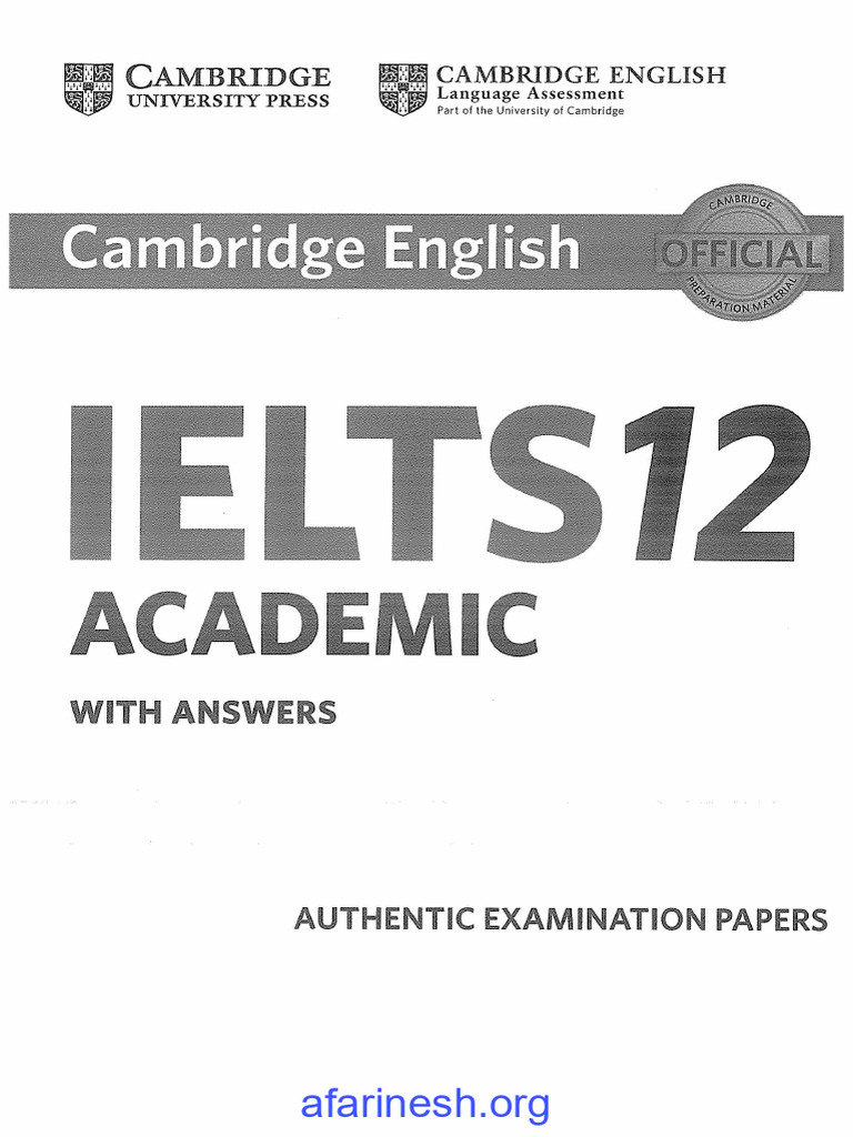 Cambridge IELTS 12 Academic PDF Guide | PDF