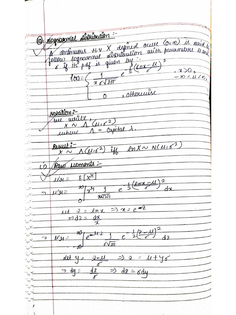 Lognormal Distribution | PDF