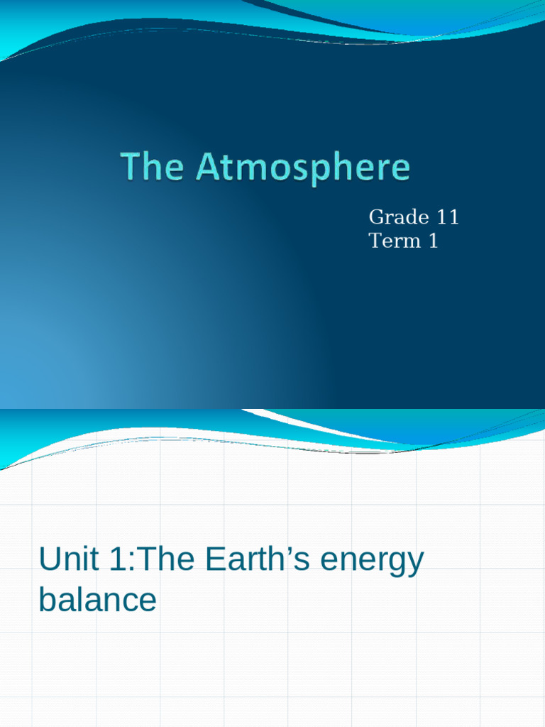 Grade 11 Geography Atmosphere Notes | PDF | Atmospheric Circulation ...