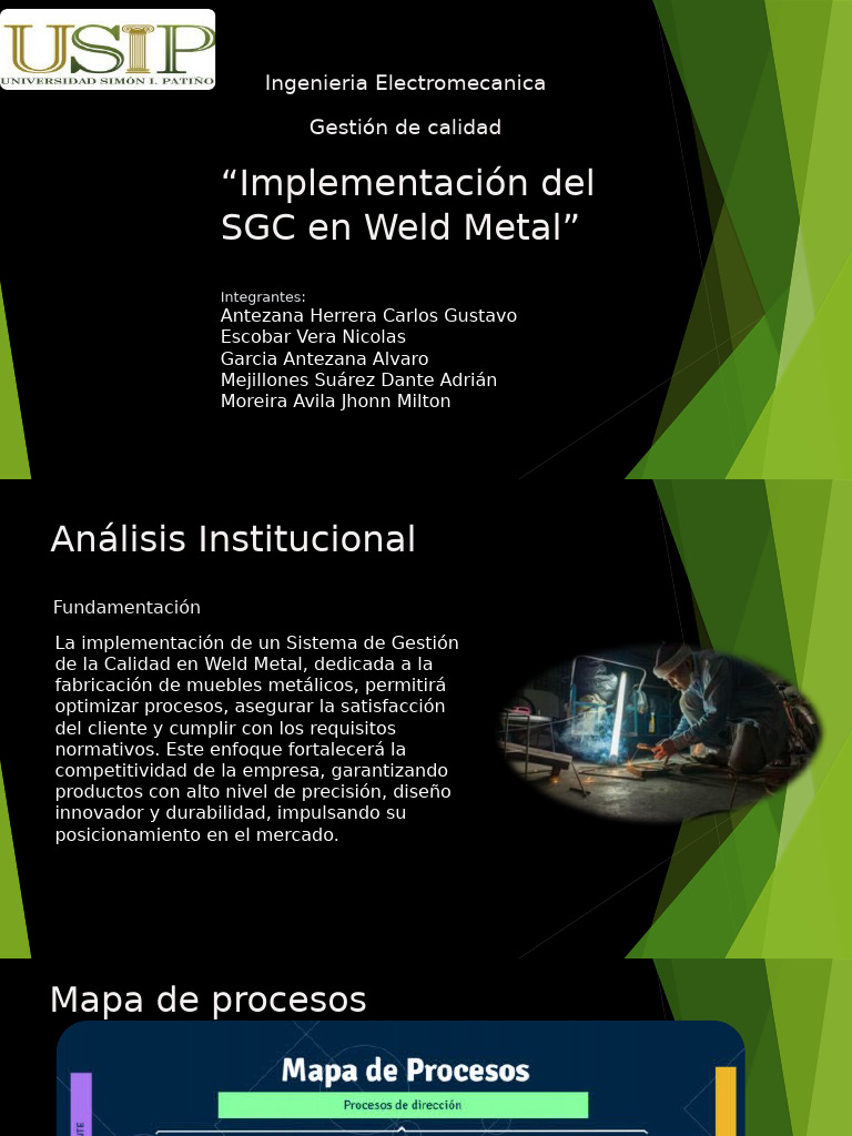 Implementación SGC en Weld Metal | PDF | Calidad (comercial ...