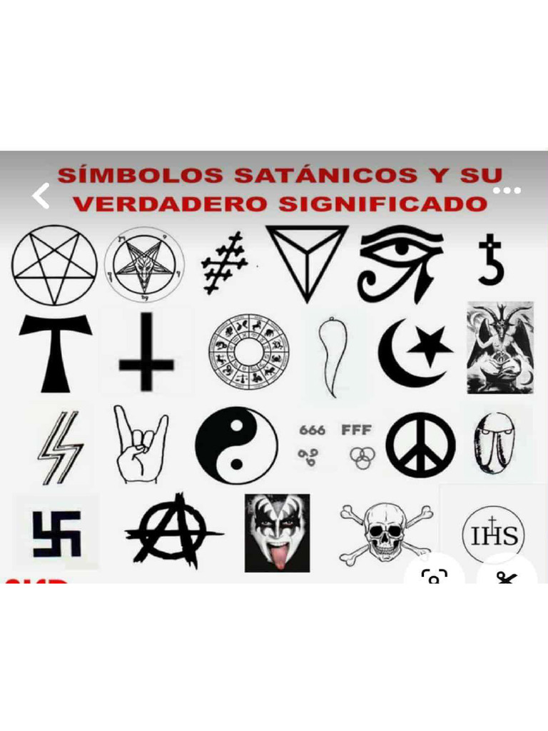 Símbolos Satánicos y Sus Significados | PDF