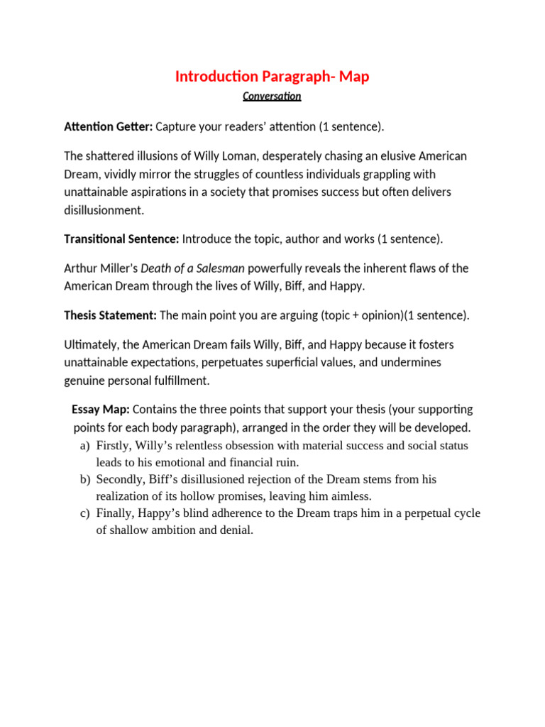 Introduction Paragraph | PDF