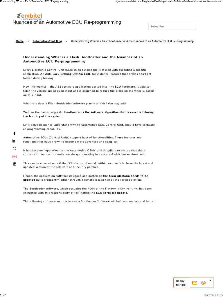 Understanding What Is Flash Bootloader ECU Reprogramming | PDF | Flash Memory | Booting