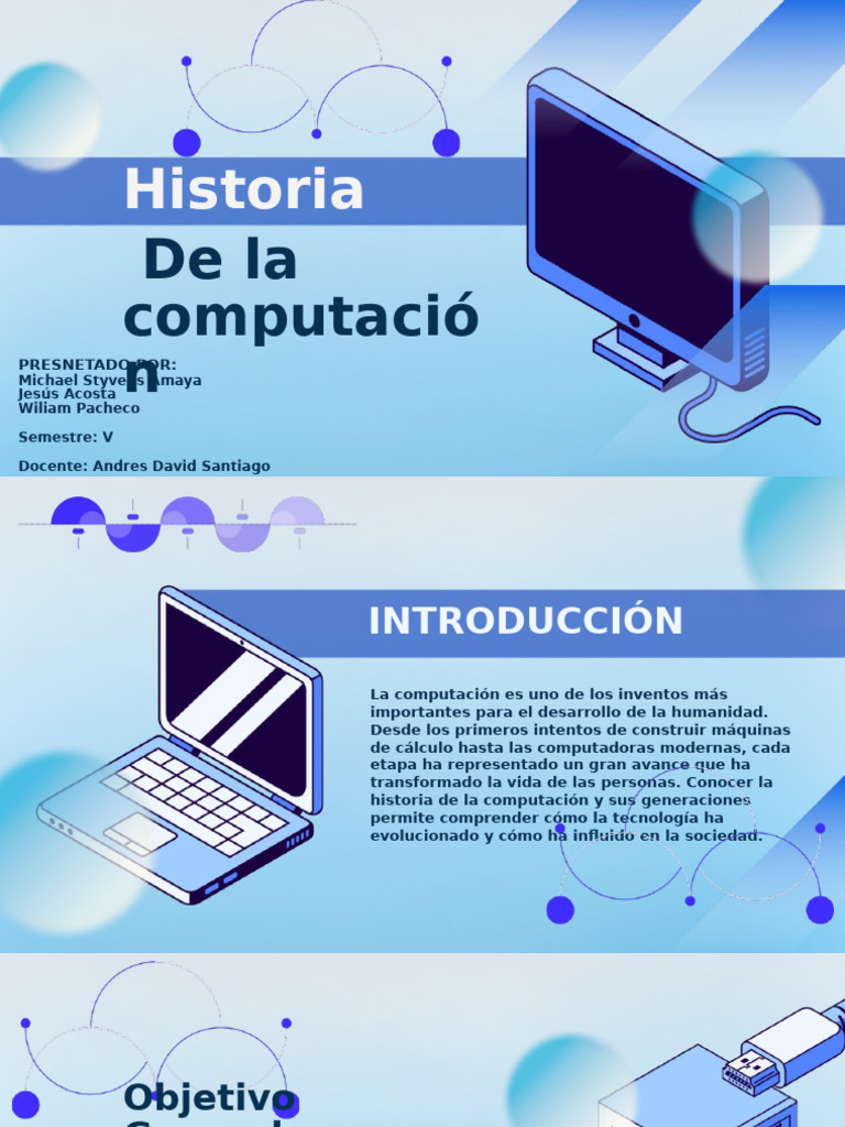 Exposicion Historia de La Computacion | PDF | Informática | Hardware de la computadora