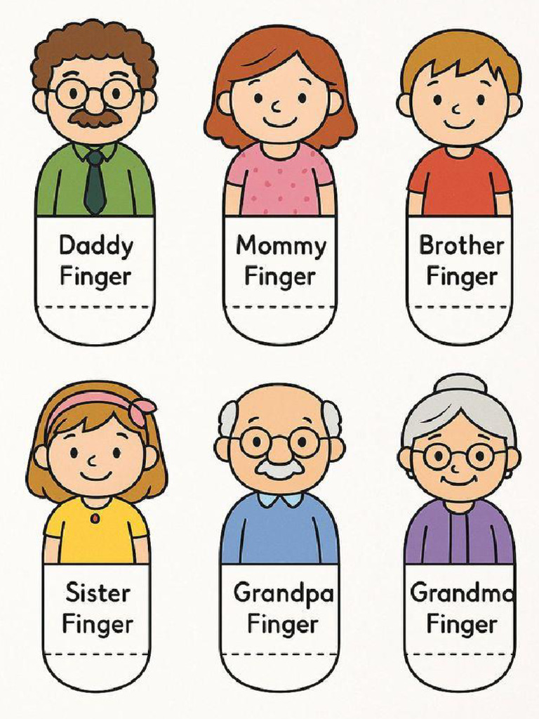 Family Finger Puppet | PDF