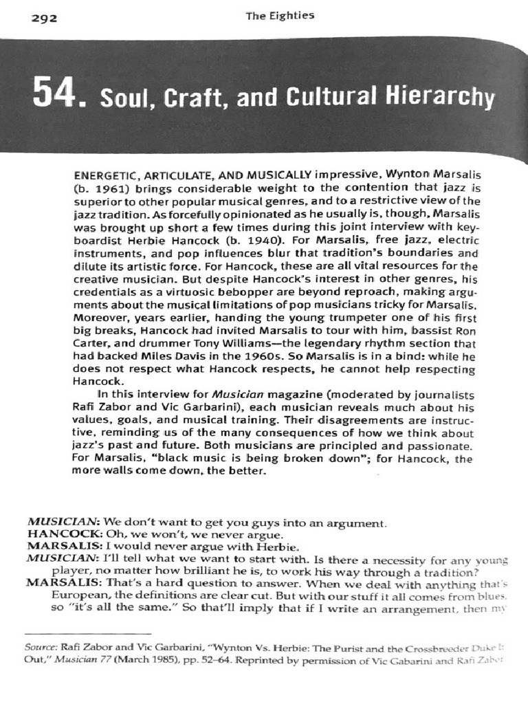 54 - Soul, Craft, and Cultural Hierarchy-1 | PDF