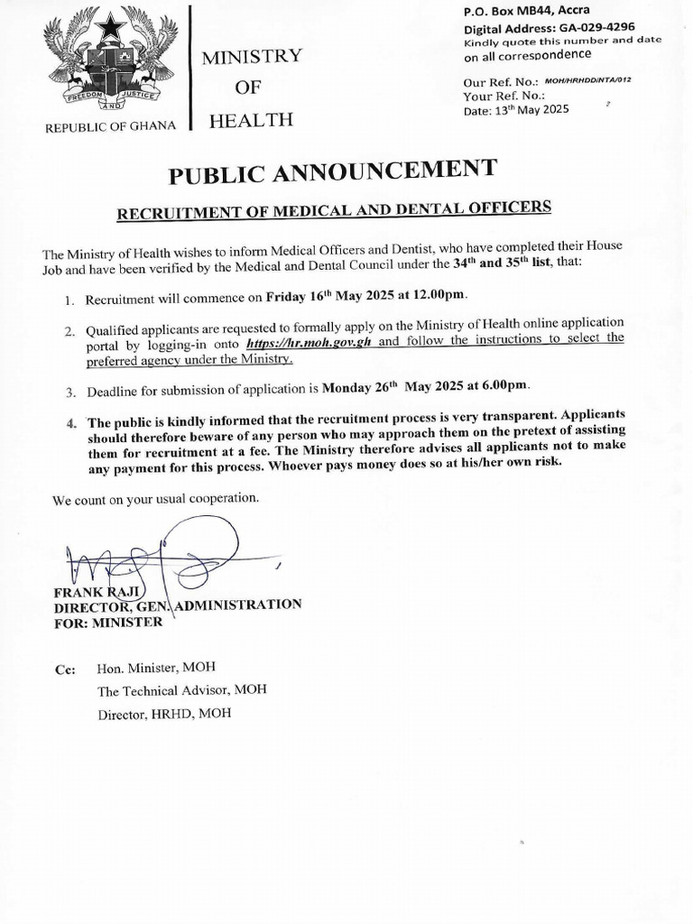 Public Announcement - MDC | PDF