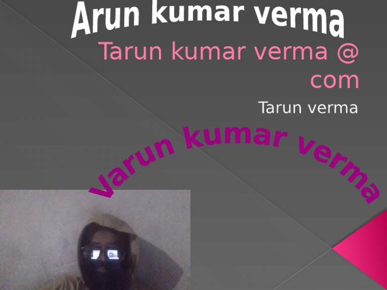 Tarun Kumar Verma @ Com | PDF