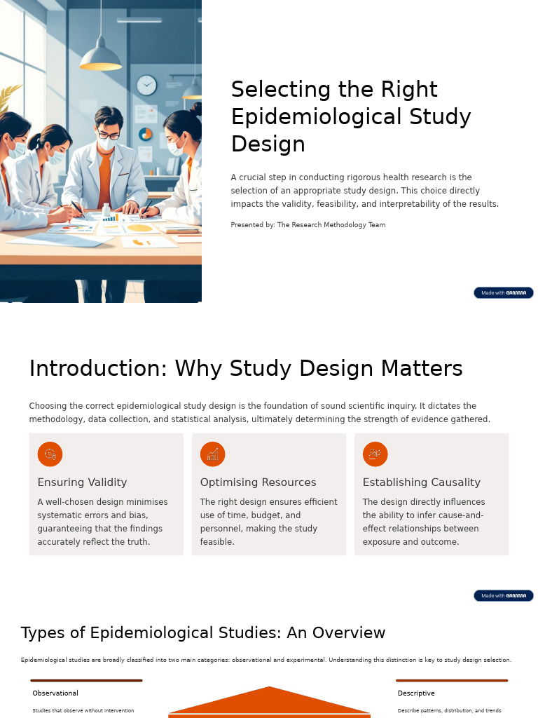 Selecting The Right Epidemiological Study Design | PDF | Randomized ...