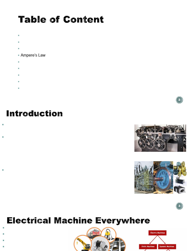 Electrical Machines and Magnetic Principles | PDF | Electromagnetic ...