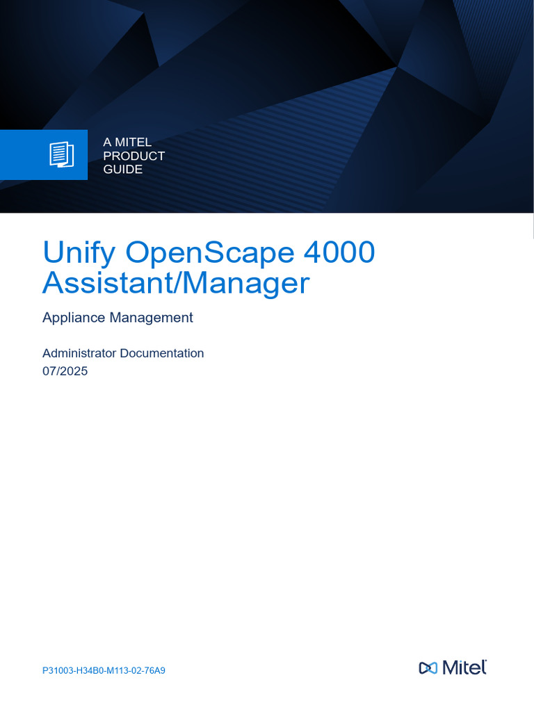 Unify OpenScape 4000 Admin Guide | PDF | Icon (Computing) | Backup