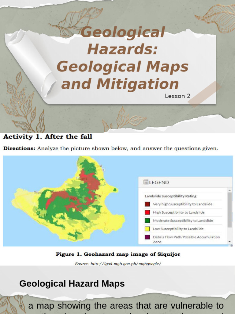 Drrr Final Week2a Geological Hazard Maps Pdf Landslide Ion