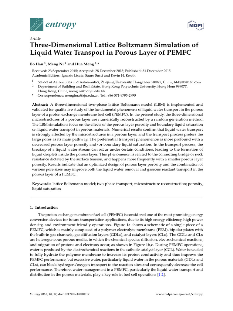 2106Three-Dimensional Lattice Boltzmann Simulation of Liquid Water ...